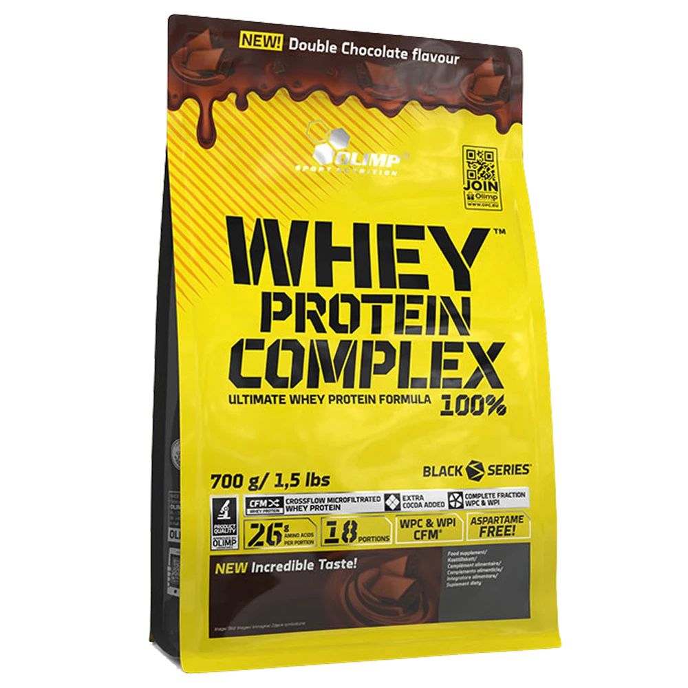 Olimp Whey Protein Complex 100% Протеин Комплекс 700 г двойной шоколад