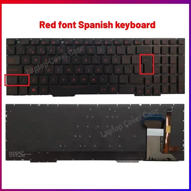 Клавиатура для ноутбука Asus GL553, Красный, SP backlit