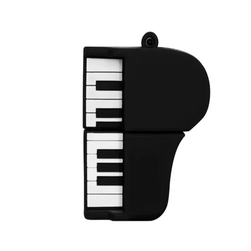 Флешка Piano черная 128М