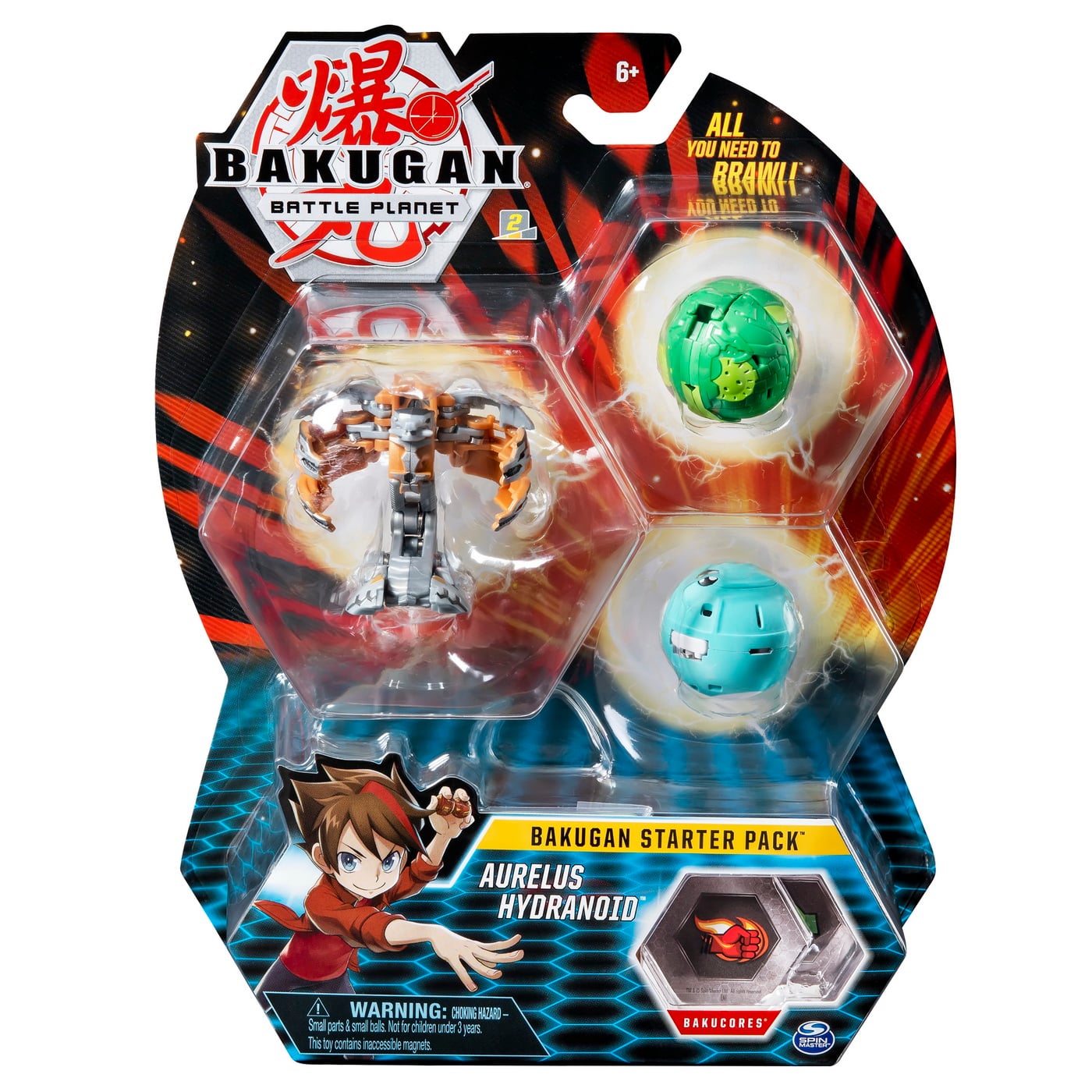 Игровой набор Bakugan Starter Pack Aurelus Hydranoid 6045144