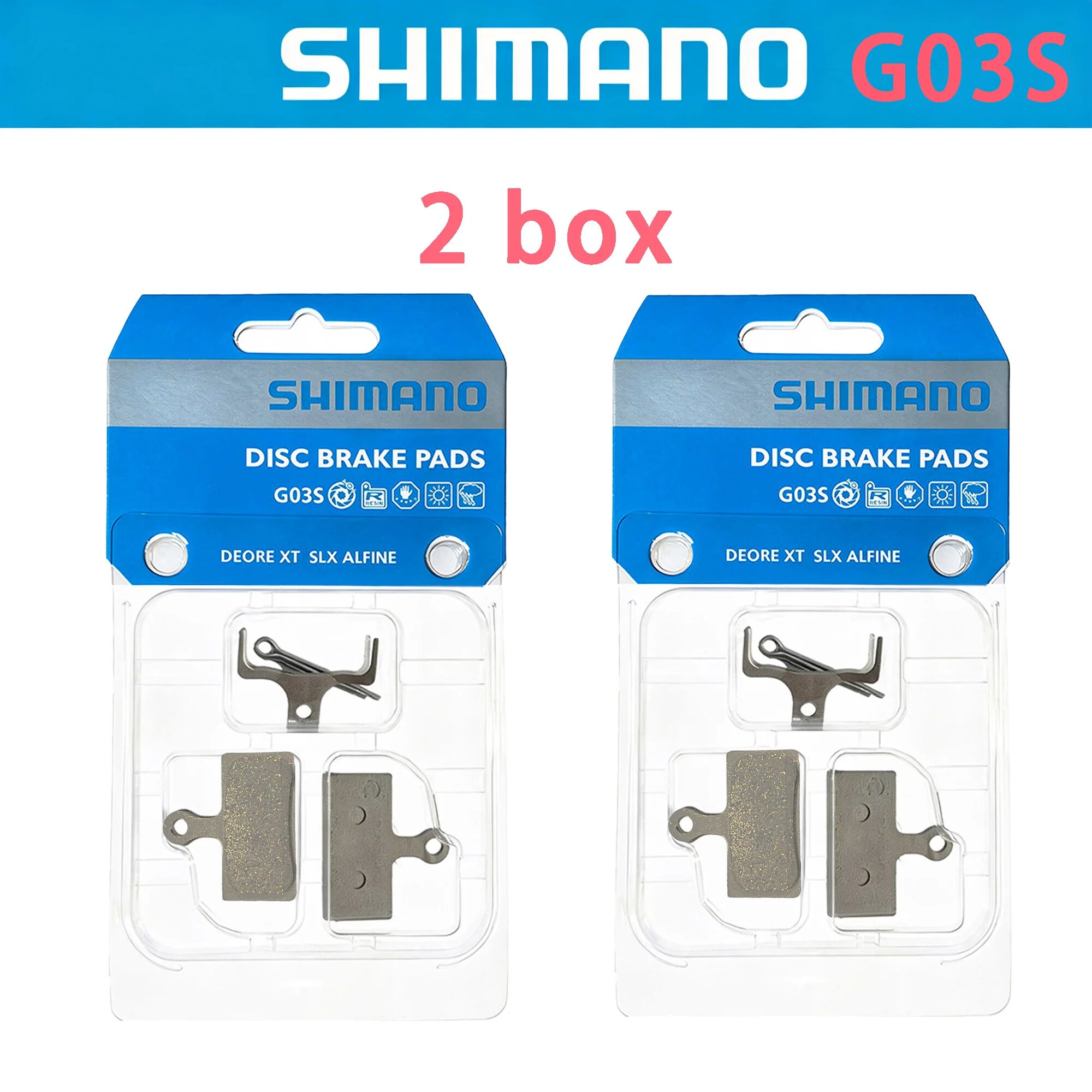 Тормозные колодки Shimano G03S 2 box G03S