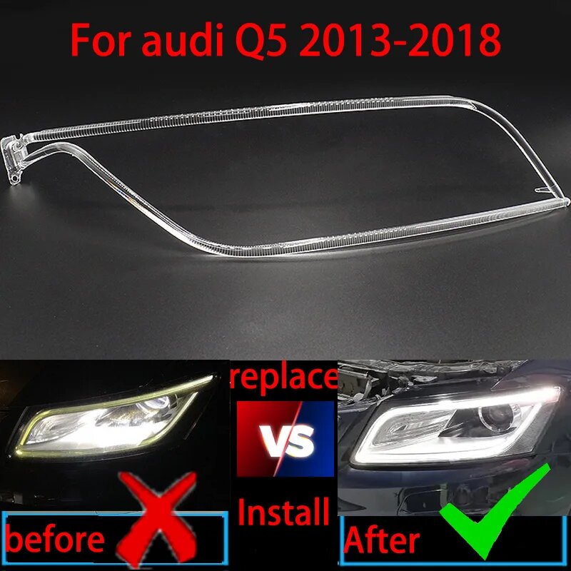 Для Audi Q5 2013-2018SQ5 DRL дневные ходовые огни, указательная пластина, дневные ходовые огни, Автомобильные дневные ходовые огни, полоса