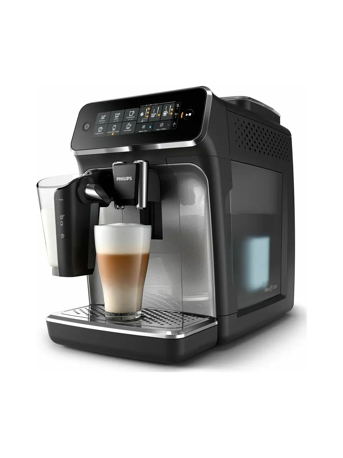 Автоматическая кофемашина Philips Series 3200 LatteGo EP3246/70, черный, серый
