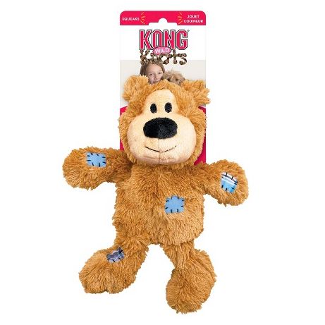 Kong Wild Knots Bear Мягкая игрушка для собак Медвежонок, X/L, светло-коричневый, kong для собак