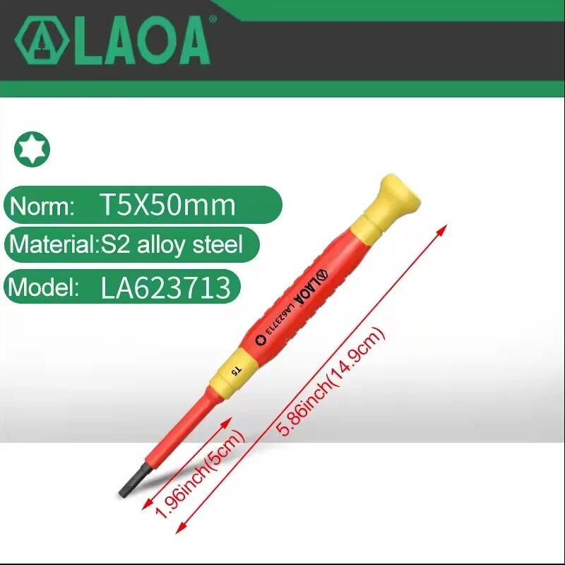 Прецизионный набор отверток LAOA T5LA623713