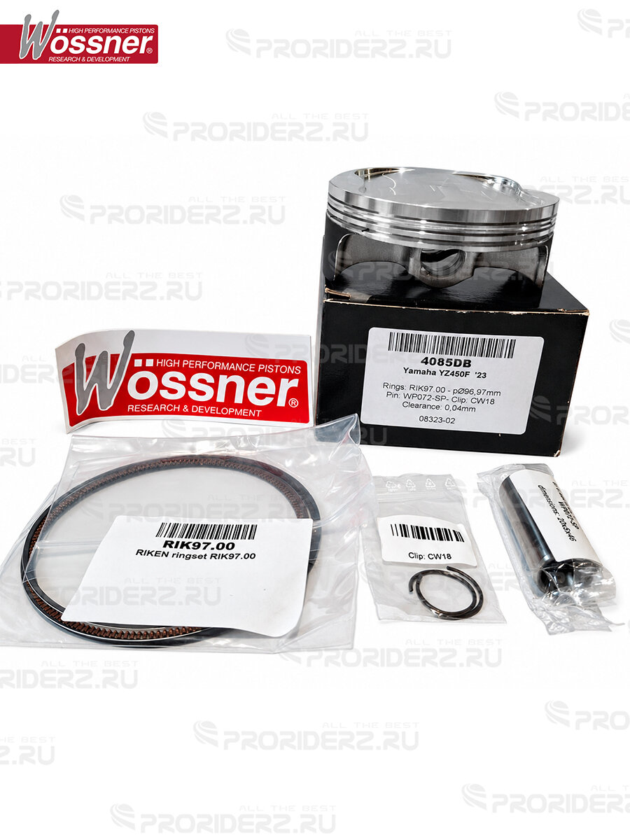 Поршень для мотоцикла YZ450F 23-25, WR450F 24-25, YZ450FX 25 от бренда Wossner 4085DB