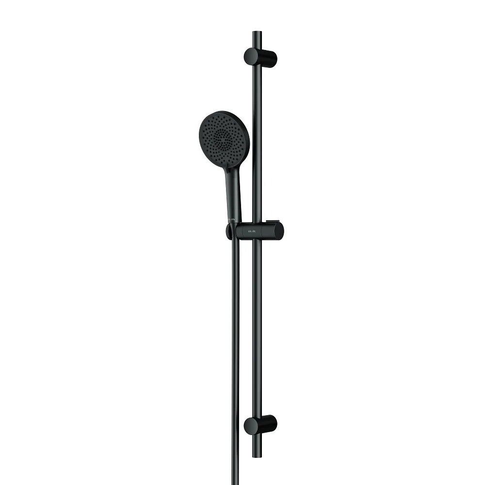 Душевой гарнитур AM.PM X-Joy F0185A022 черный, матовый, стальной, 3 режима струи, лейка для душа со шлангом и штангой