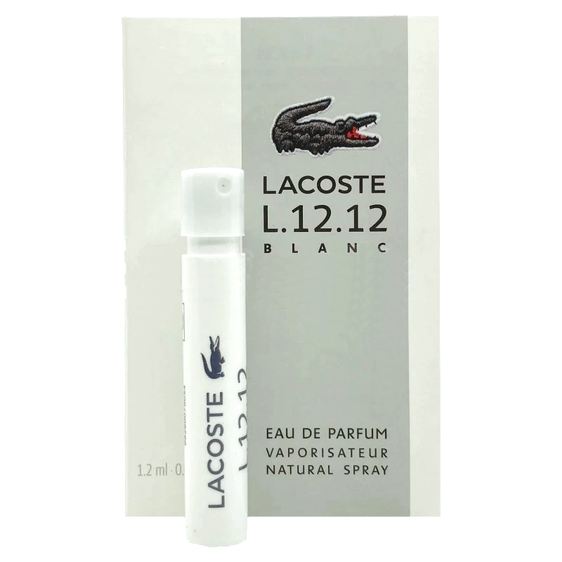 Парфюмерная вода Lacoste Eau De Lacoste L 12 12 Blanc Pure пробник 1.2 / Лакост Л 12 12 Бланк миниатюра / Сэмпл