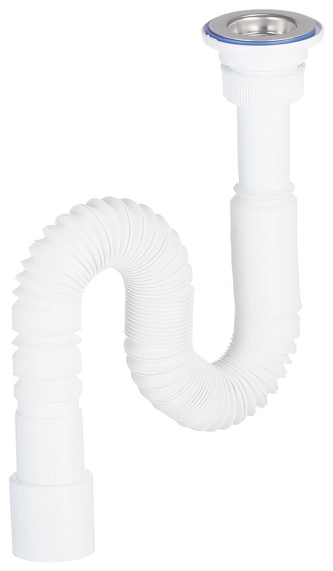 Сифон для раковины Wirquin Virplast 1 1/2х40 мм с выпуском d63 мм (30986362)