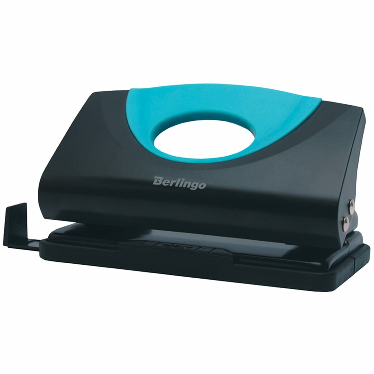 Дырокол Berlingo Office Soft, 10 листов, линейка, синий (DDp_10162), 12шт.