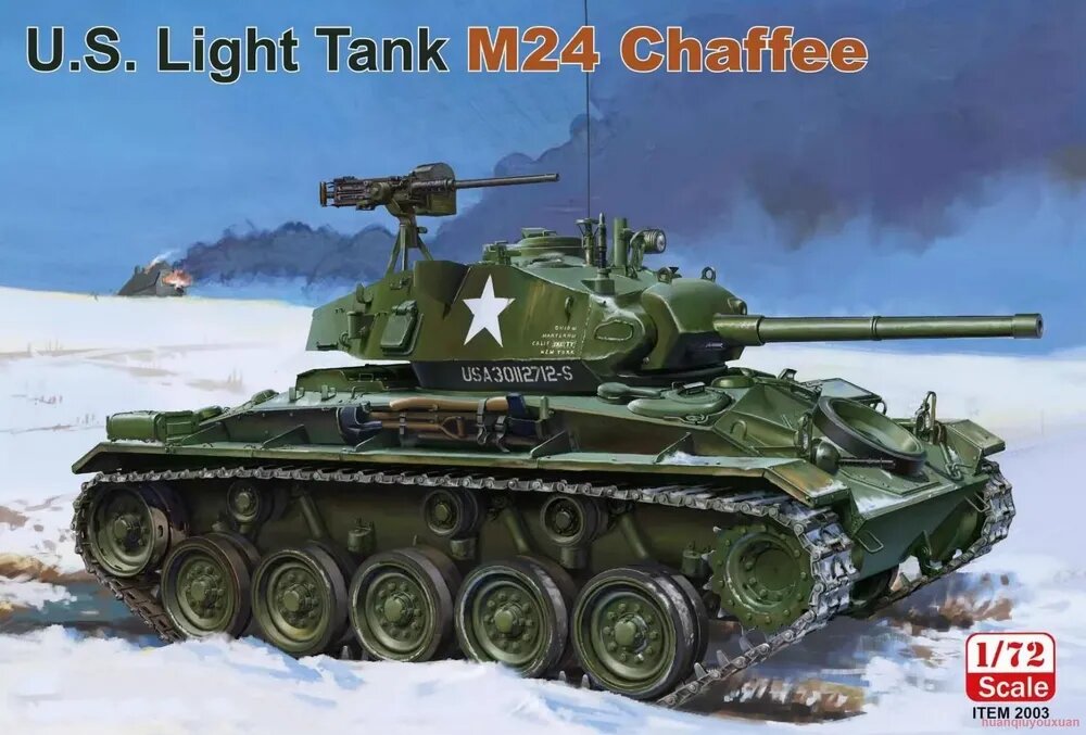 Fore Art Hobby 2003 1/72 Американский лёгкий танк M24 Chaffee