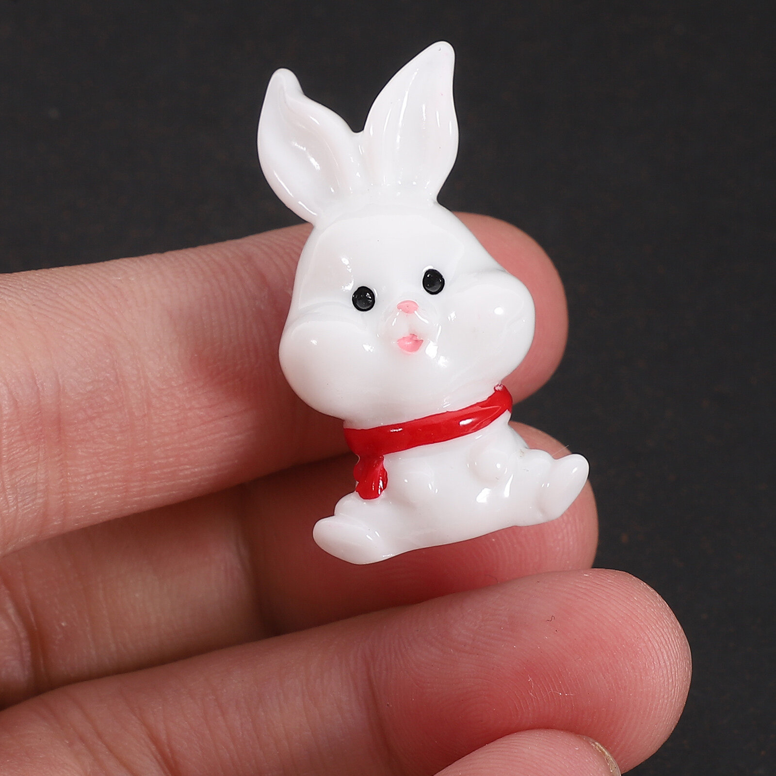 8 Штук Статуэтки Зайчиков Миниатюрные Фигурки Зайцев 3.4x1.4cm