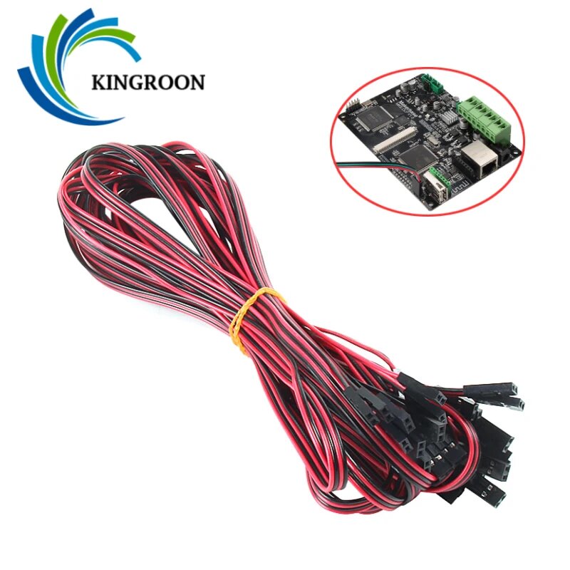 KINGROON кабель Dupont 3Pin Male to Female, 70 см, 5 шт