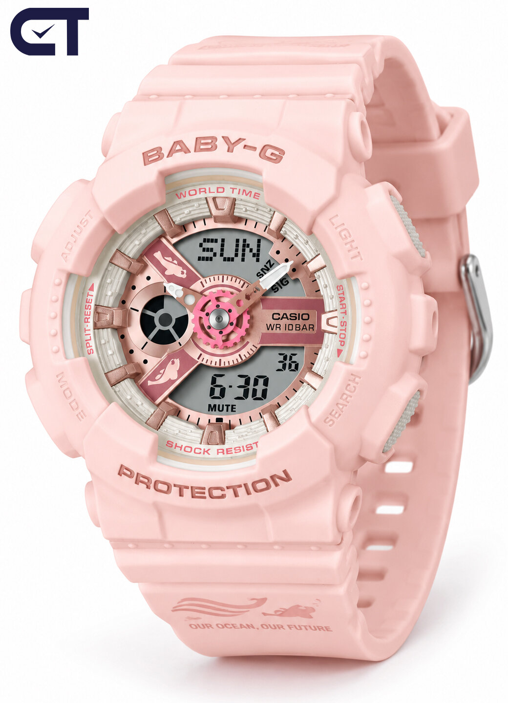 Наручные часы CASIO Baby-G, розовый — фото 1