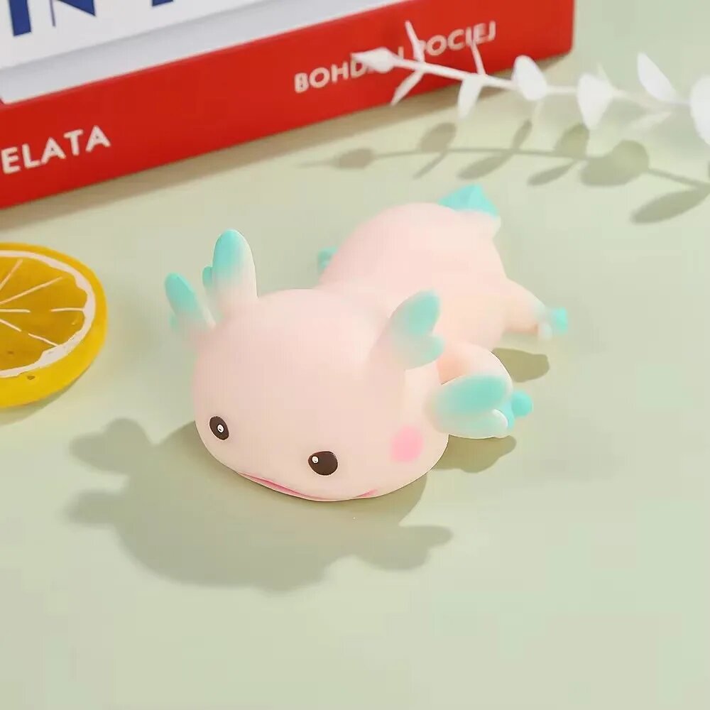 Антистресс игрушка-аксолотль pink