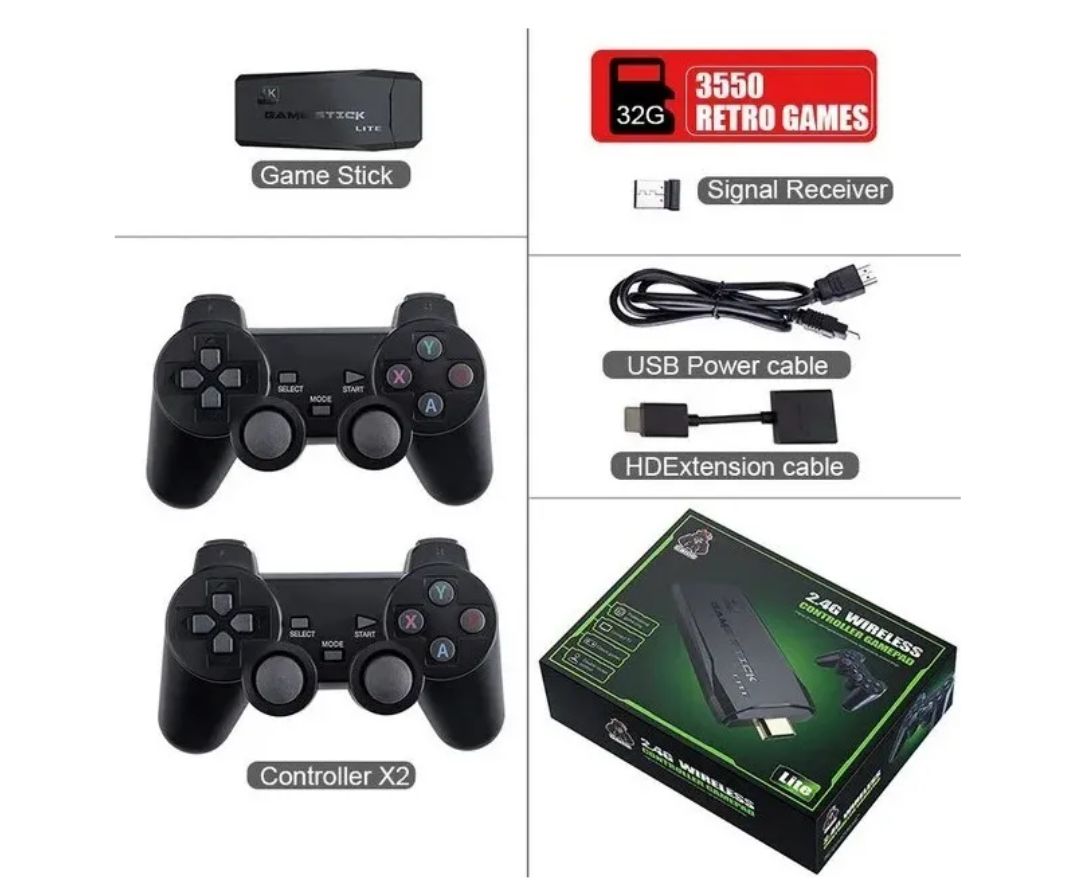 Портативная игровая приставка Game Stick Lite "PREMlUM" 64 GB