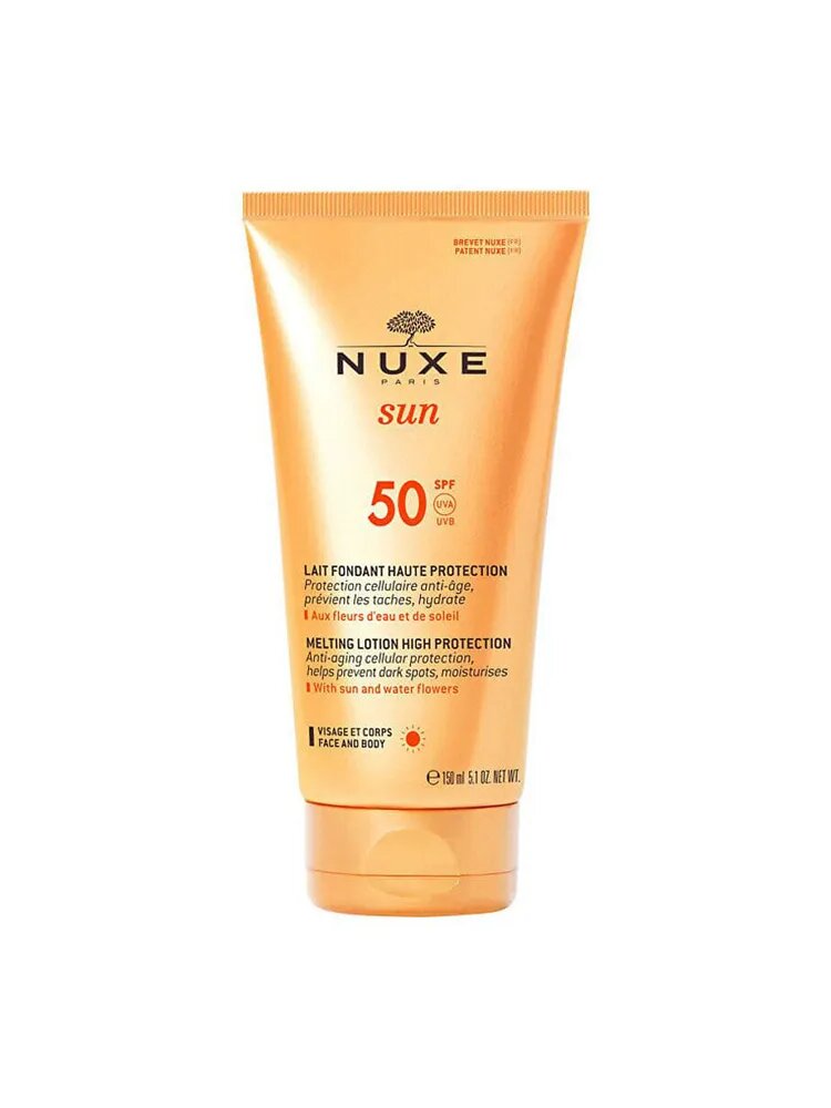 Nuxe Солнцезащитный лосьон Sun Melting Lotion SPF50, 150 мл