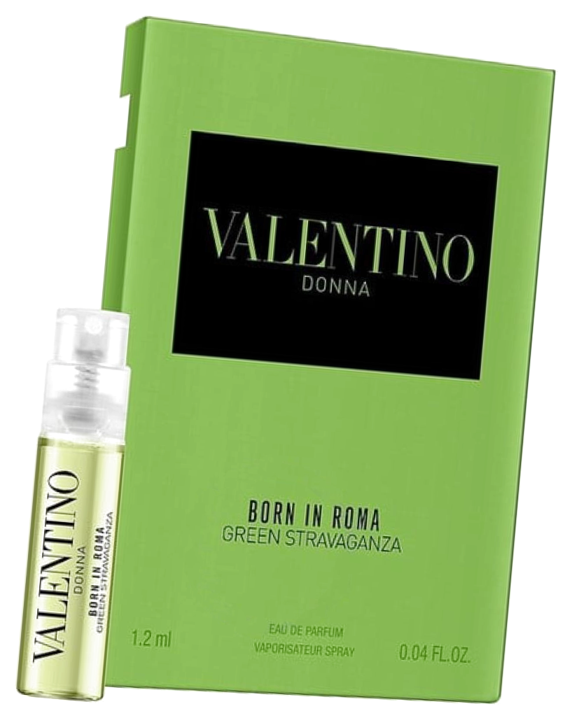 Парфюмерная вода Valentino Donna Born In Roma Green Stravaganza пробник 1.2 / Валентино Донна Борн Ин Рома Грин Страваганза миниатюра / Сэмпл