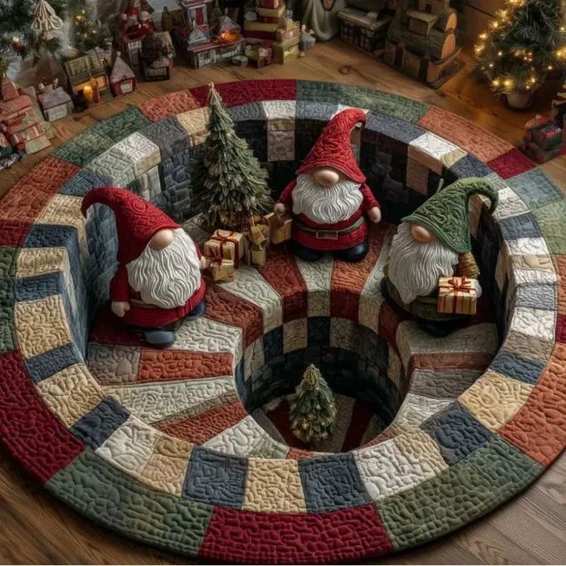 Безворсовый ковер 3D 60x60 см