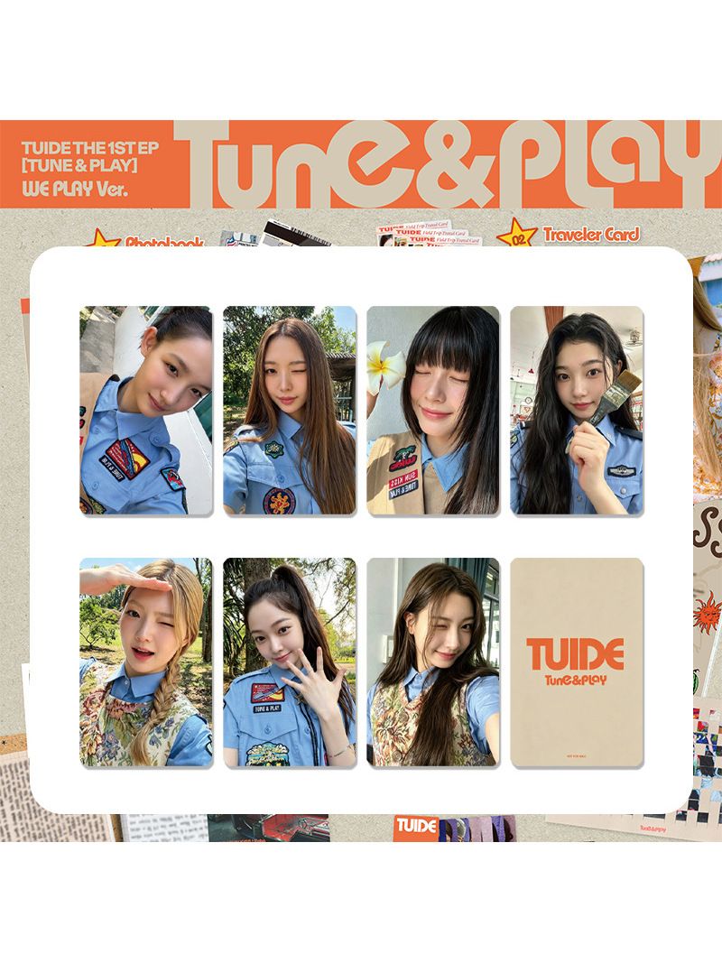 Фотокарточки TUIDE TUNE & PLAY 7 карточек в наборе Коллекционные фото из дебютного EP 2026 Подарок для фаната K-pop