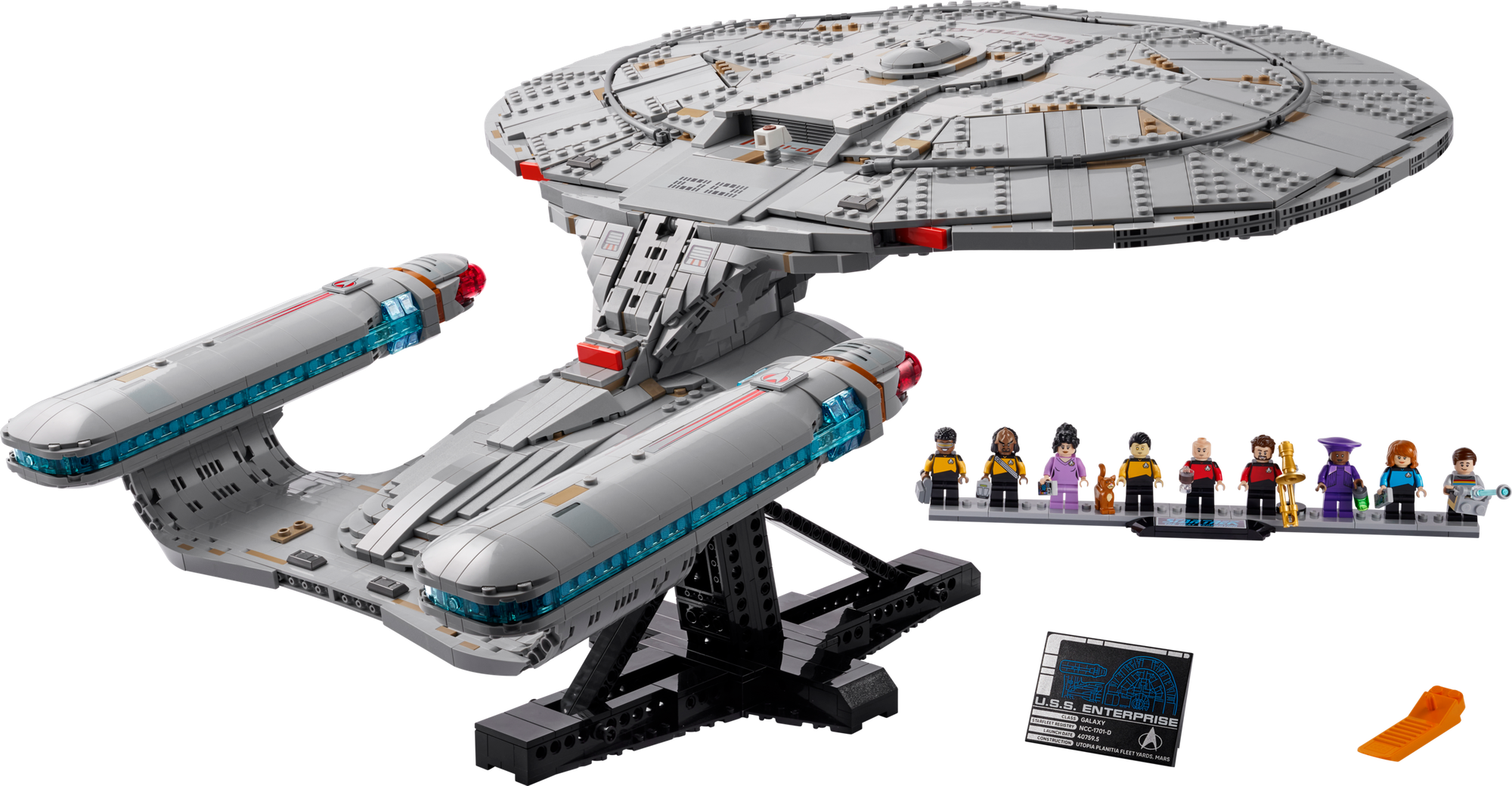 Конструктор LEGO Icons 10356 Star Trek: корабль Enterprise NCC-1701-D