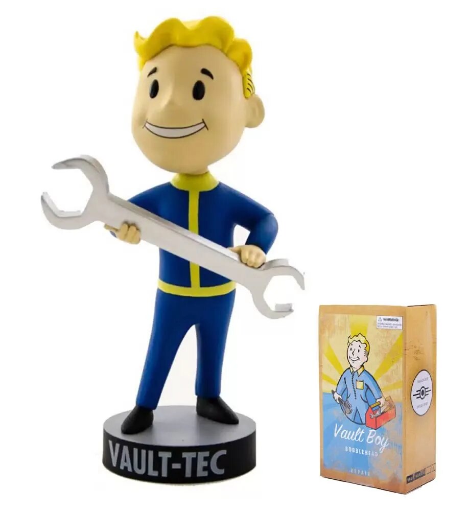 Фигурка Фоллаут Волт Бой Ремонт / Fallout Vault Boy Repair (15см)