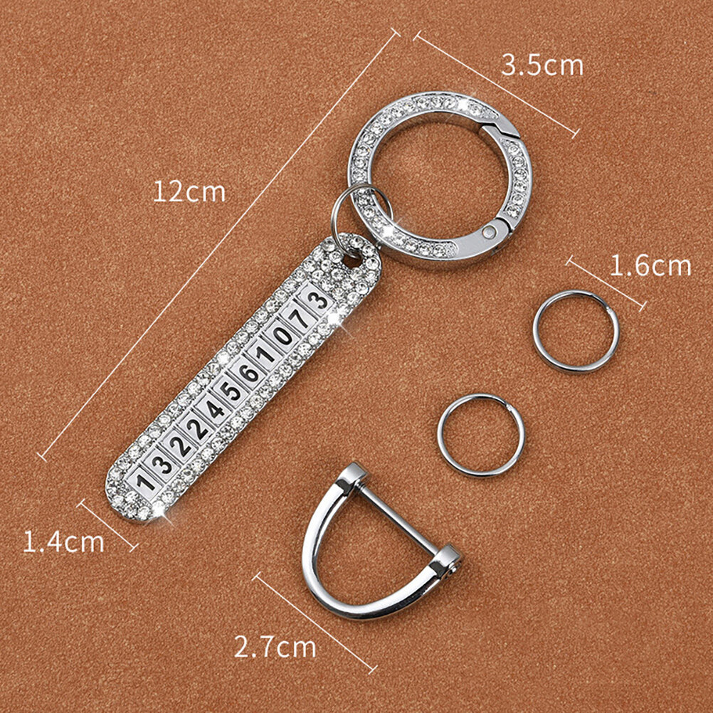 2 Штуки Ключи От Машины Брелоки Для Авто Подвески Номерной Знак 12.00X3.50X0.50Cm