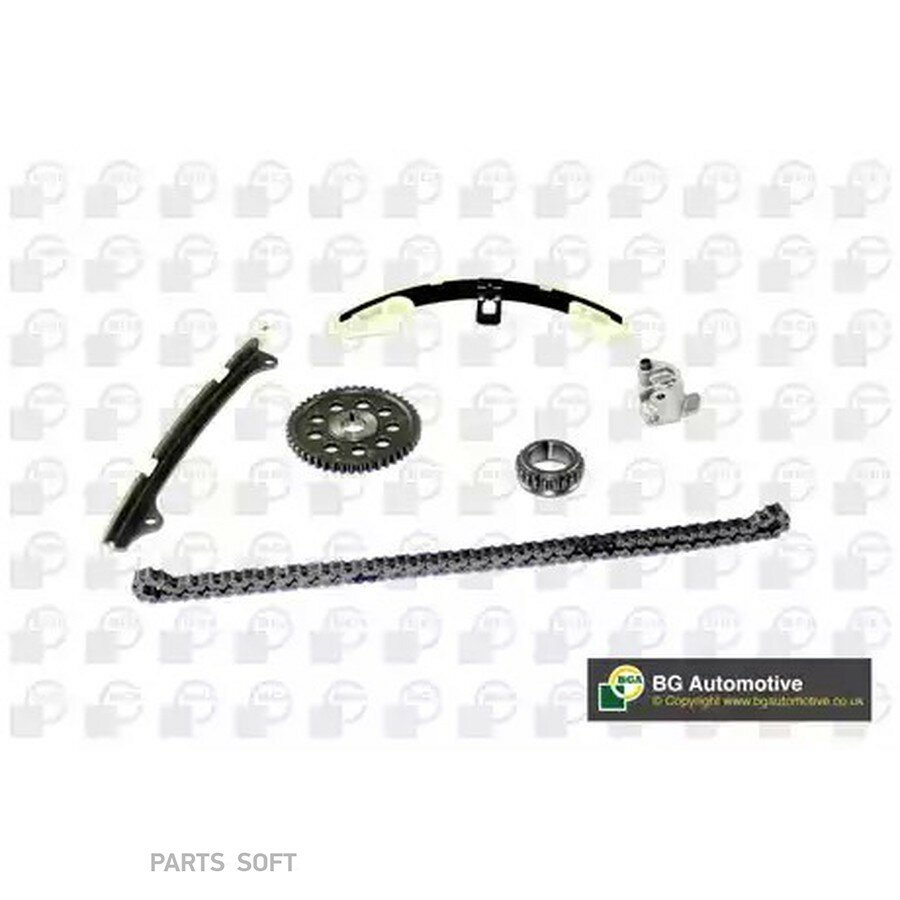 Комплект цепи ГРМ Honda Jazz 1.3/1.4i-Dsi 82kW 02-09 от официального дистрибьютора, BGA, артикул TC2500FK