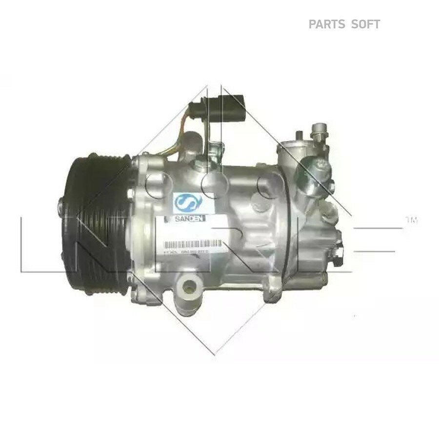 Компрессор кондиционера Polo Sedan (15-) 1.6i [CWVA] от официального дистрибьютора, NRF, артикул 32870