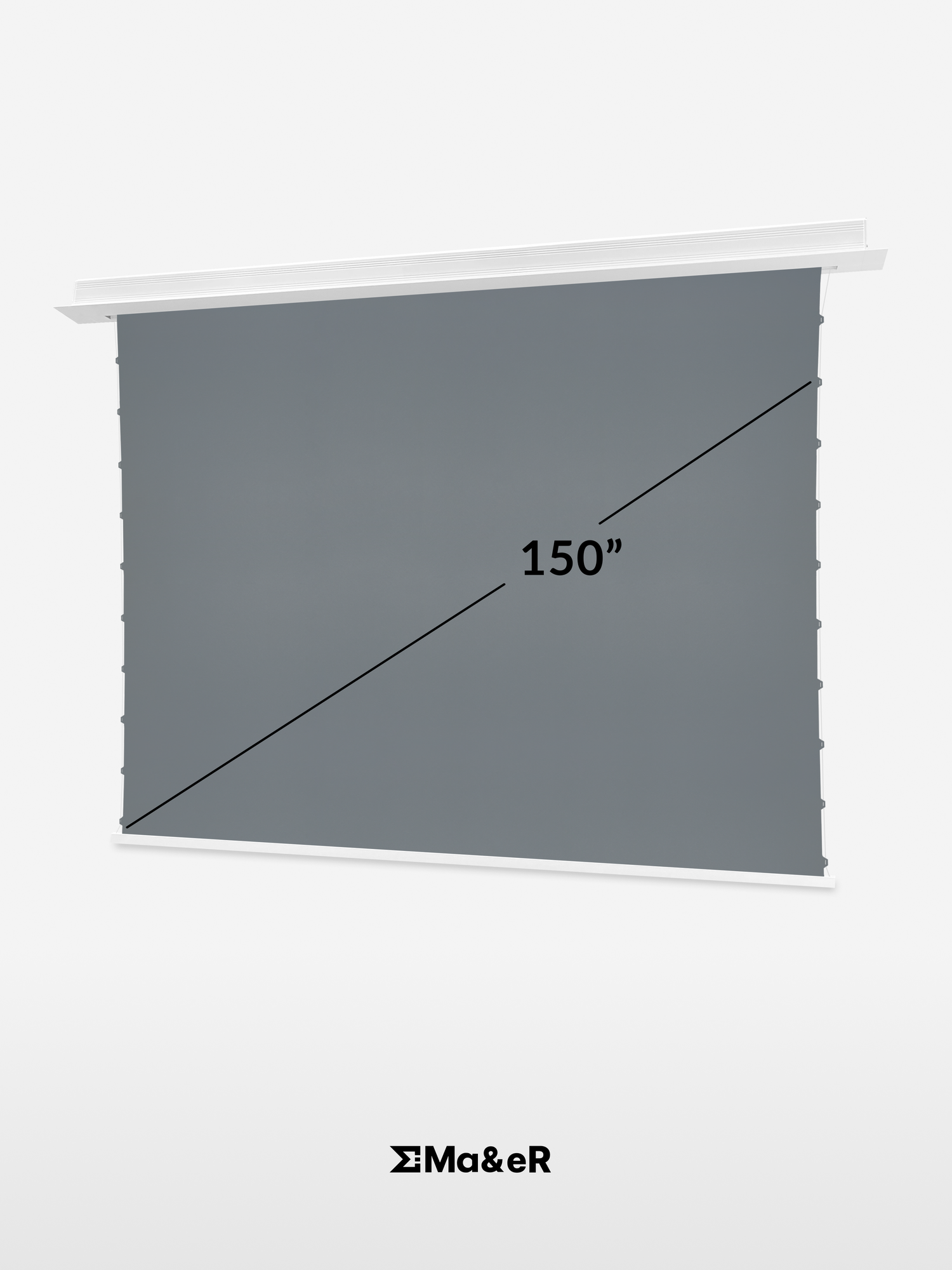 ALR Black Diamond 150" 16:9 Экран моторизированный потолочный скрытого монтажа для проекторов