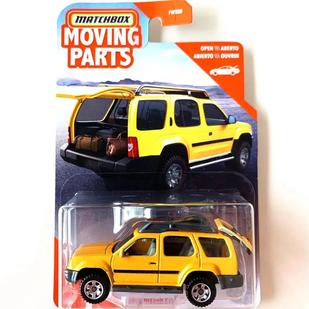 Машинка Matchbox 1:64 Die-cast Alloy Model Collection Toy Children Gifts 2000 NISSAN XTERRA yellow
