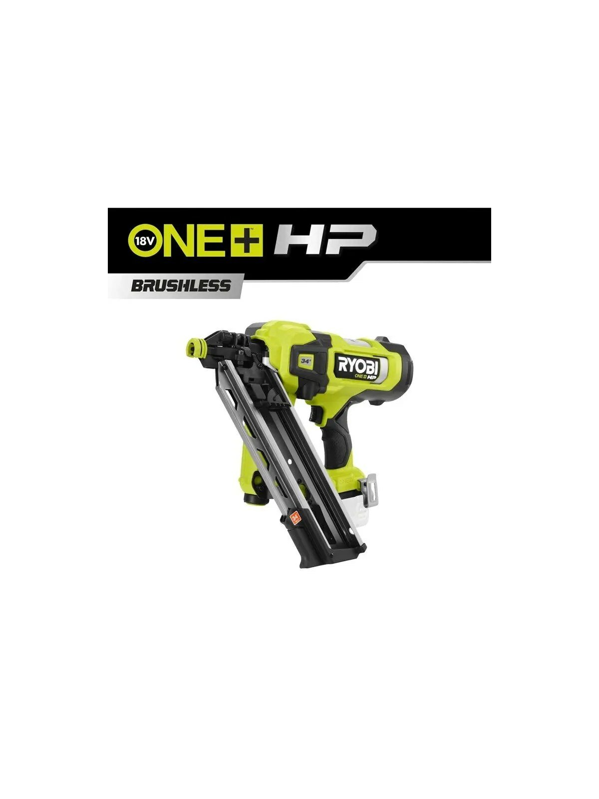 Гвоздезабивной пистолет аккумуляторный Ryobi RFN1834X-0 ONE+, 50 - 90 мм, тип скобы 50, без АКБ и ЗУ, арт. 5133006361