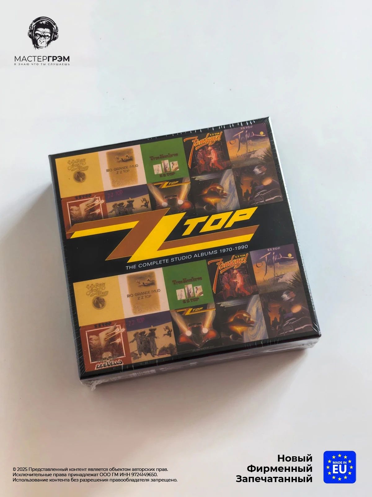 CD диск ZZ Top - The Complete Studio Albums 1970 - 1990 (10 CD) 2013, Papersleeves In Box