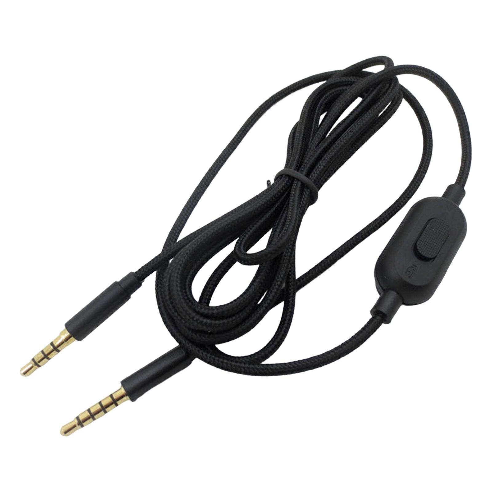 Аудиокабель для игровой гарнитуры Astro A10 A40 A30, ПК, смартфона, черный.