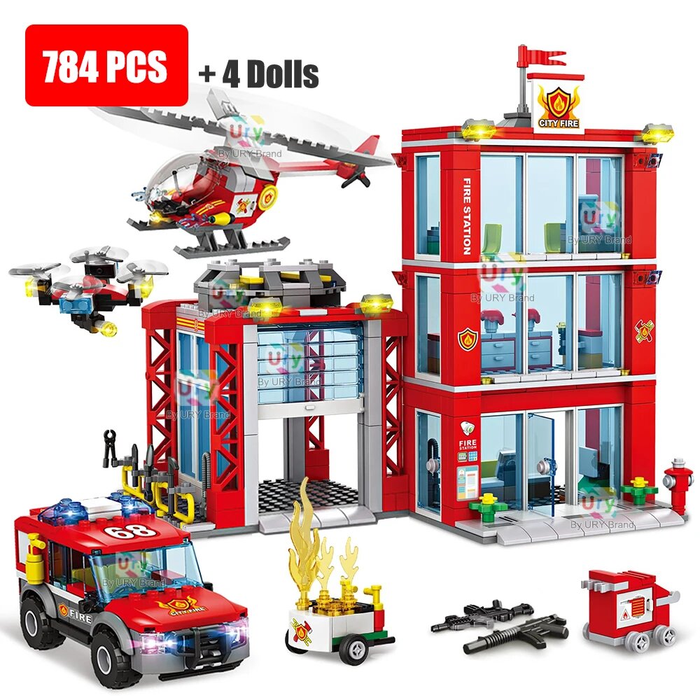 Конструктор City Fire Station Ury