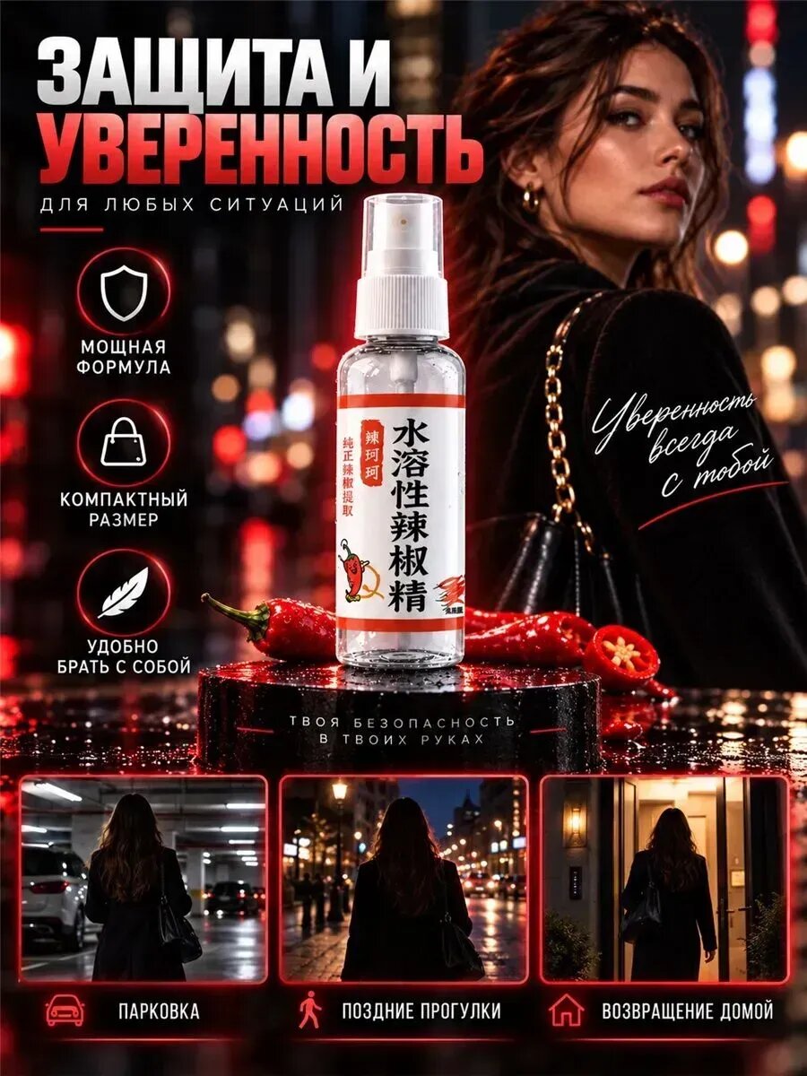 Перцовый баллон струйный, средство самообороны, от собак, карманный, без лицензии, для женщин