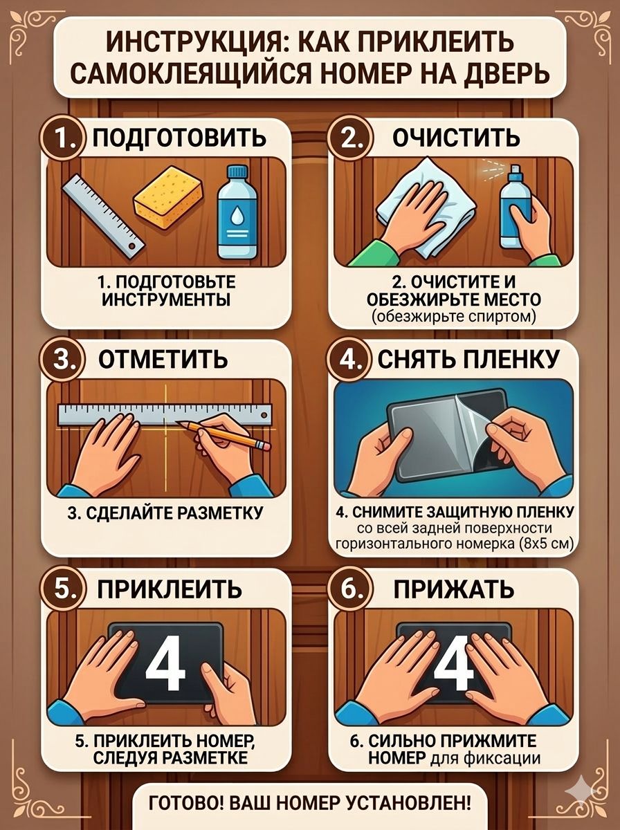 Номер на дверь 21 — фото 1