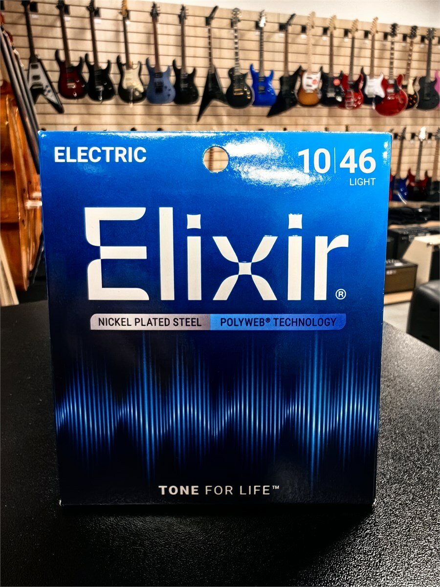 Струны для электрогитары Elixir Light 12050 POLYWEB 10-46 — фото 1