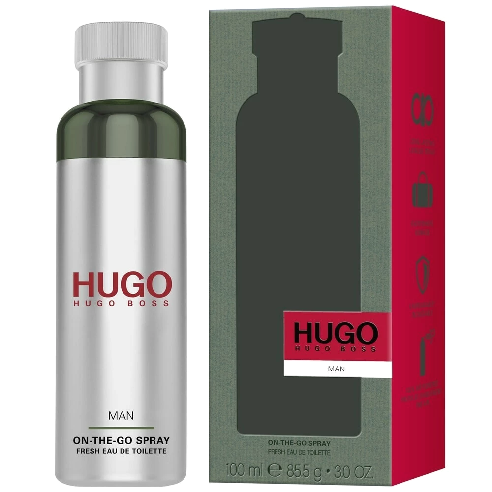 Туалетная вода для мужчин 100 мл Hugo Man On The Go Spray / Хуго Босс Хьюго Мен Он Зе Гоу
