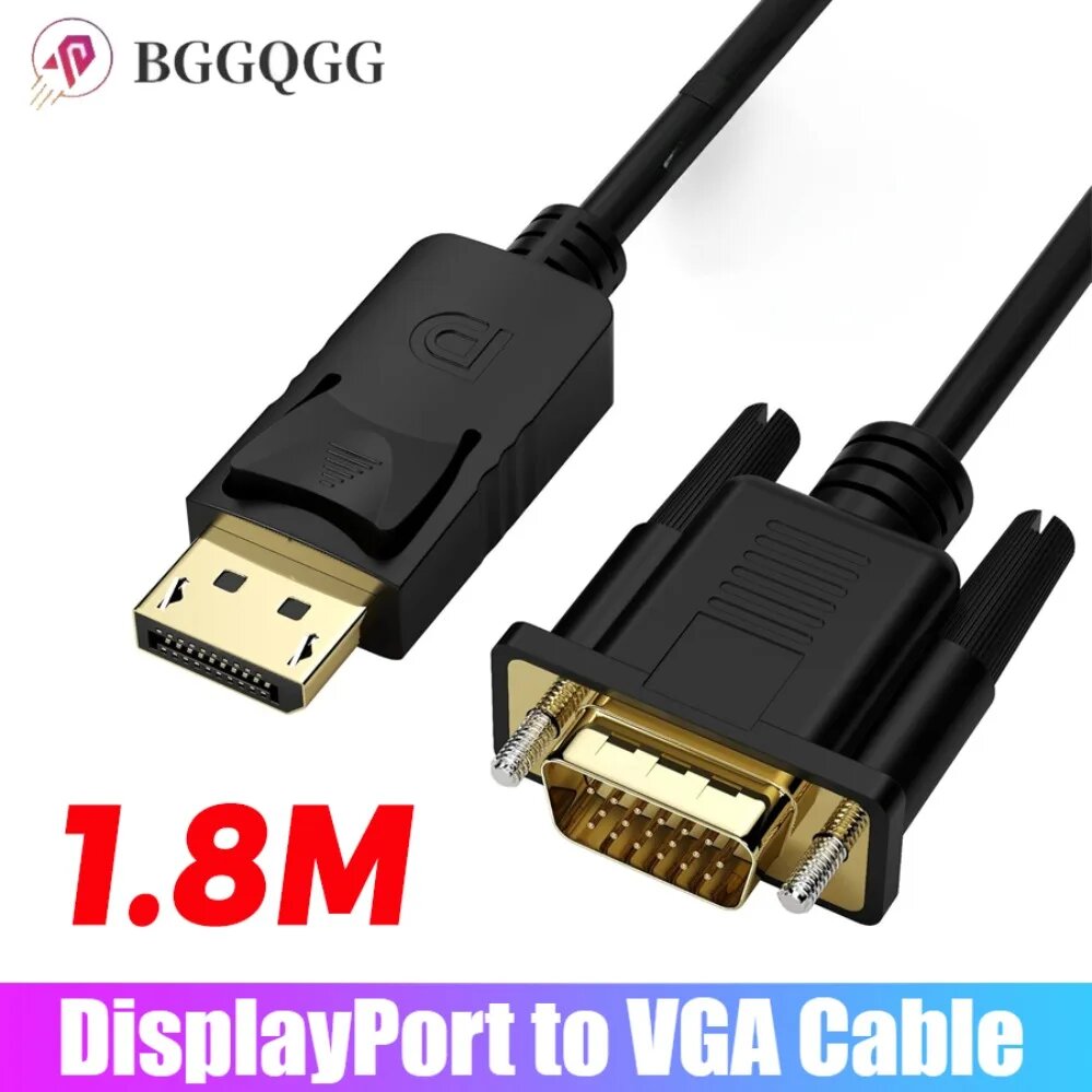 BGGQGG Кабель DisplayPort-VGA 1,8 м