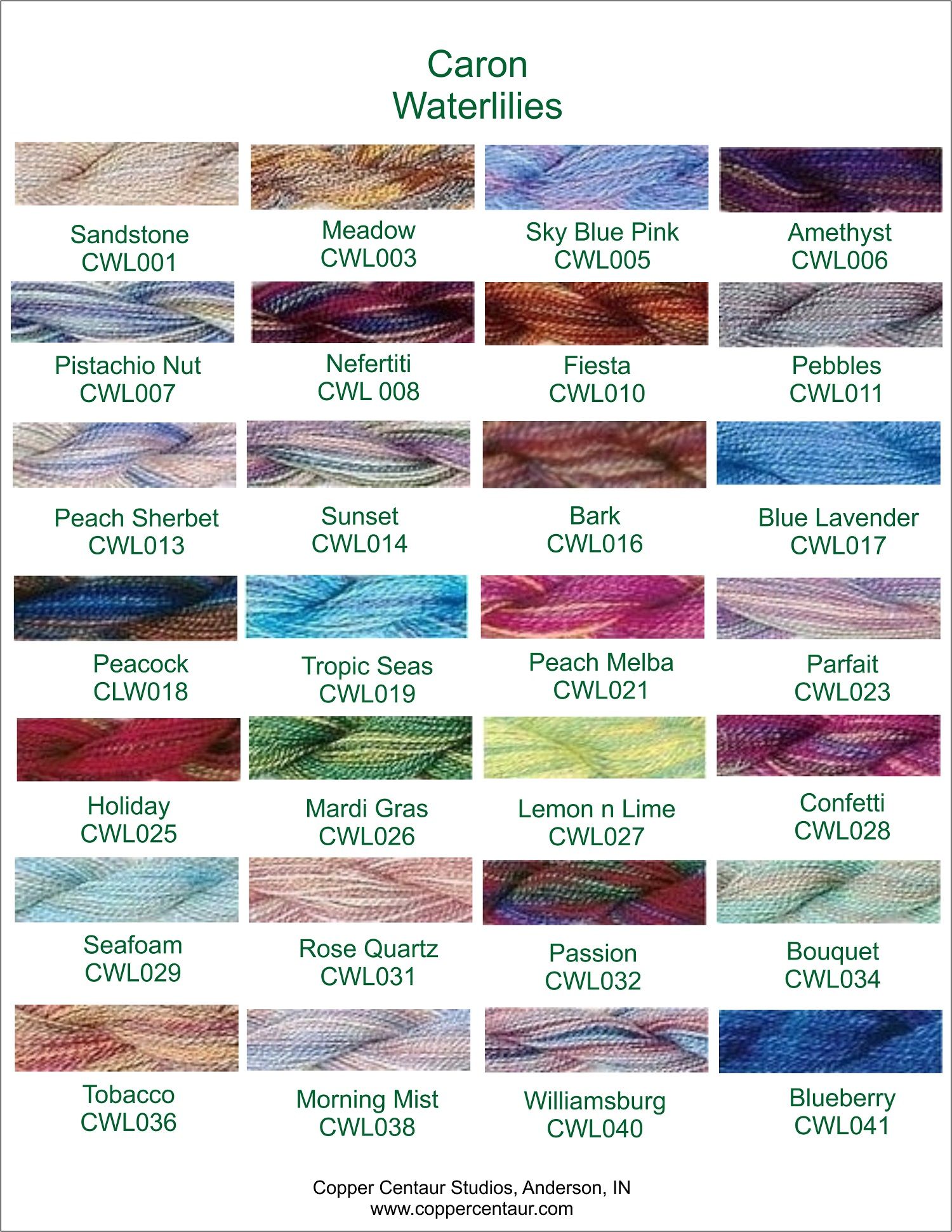 Шёлковое мулине Caron Collection Waterlilies (цвет CWL029)