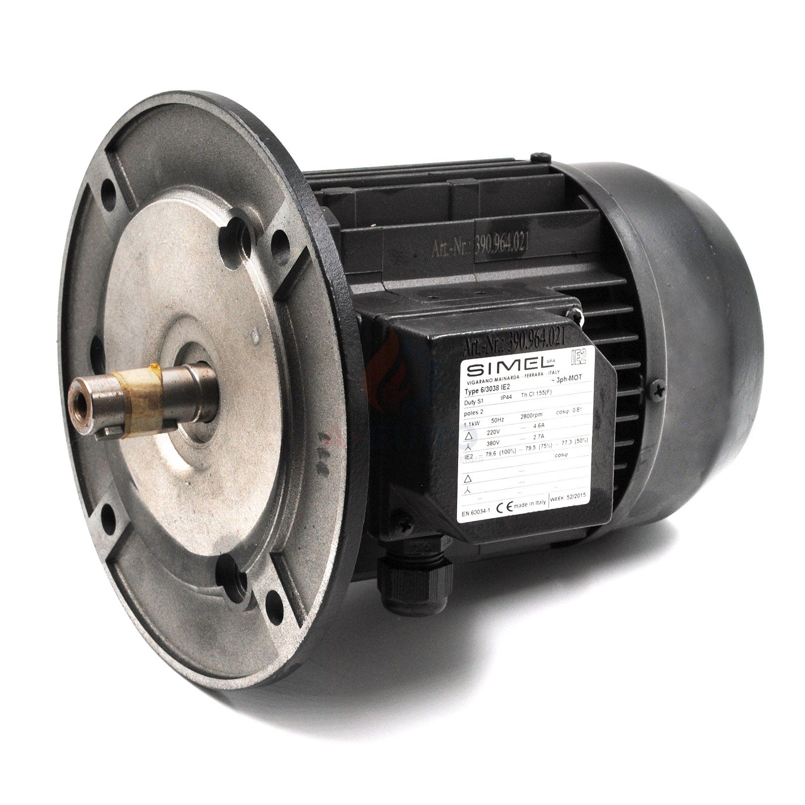Электродвигатель Ecoflam 1,1KW 230/400V D19 IE2 65322879