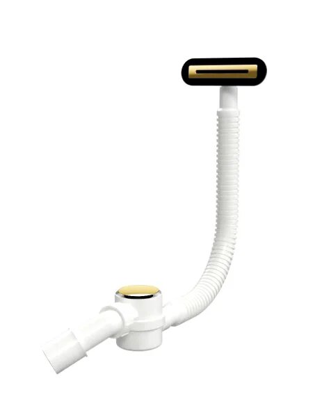 Слив-перелив для ванны Excellent Heaven Slim ARIN.FLOW.GL золото, автоматический