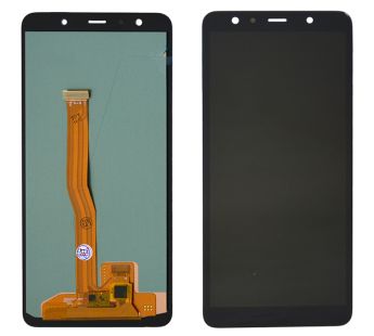 Дисплей для Samsung A750 Galaxy A7 (2018) в сборе (черный) (OLED) + набор инструментов и клей