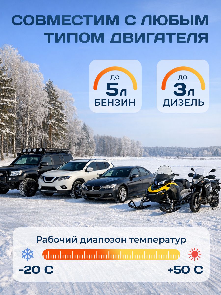 Портативное пусковое зарядное устройство для автомобиля c Power Bank и LED фонарем, 18800 мAч для запуска автомобиля и з
