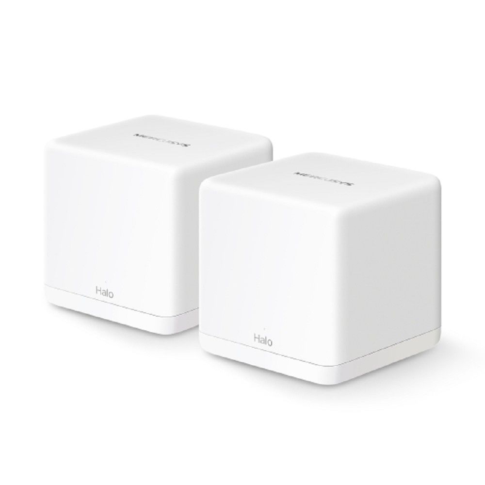 Mesh-система Mercusys Halo H1500X 2-pack, AX1500 Wi-Fi 6, 3+2 гигабитных порта, покрытие до 350 м, до 100 устройств