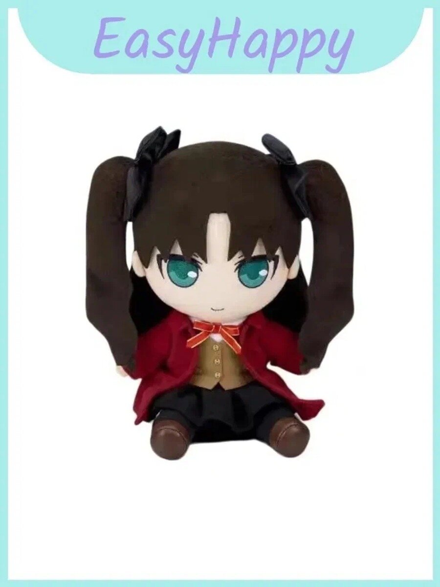 Fate/stay night tohsaka rin мягкая фигура хлопковая игрушка для фанатов и декора