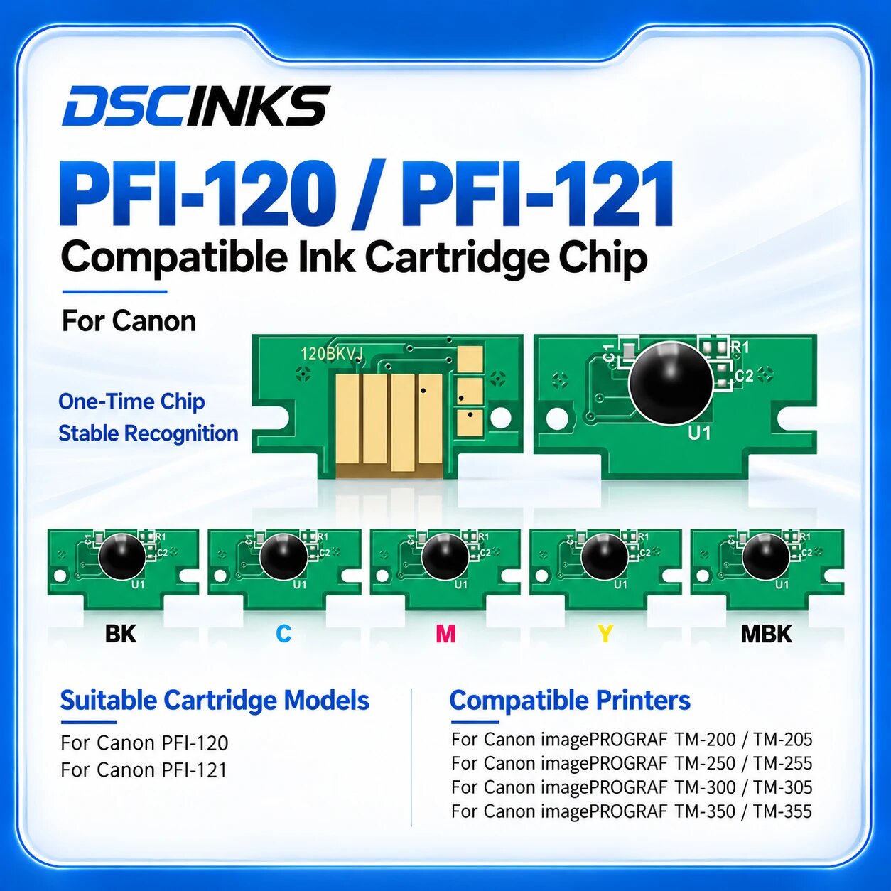 Чип для картриджа Canon PFI-120/121 Magenta