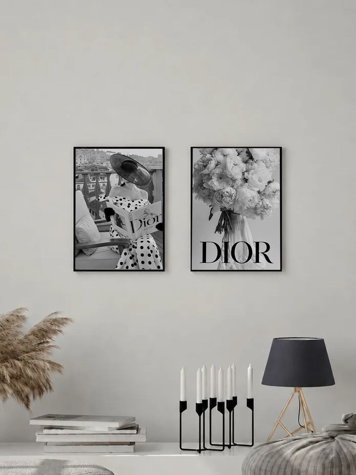 Набор Постеров / Плакатов На Стену Интерьерный Диор (Dior) 2 Листа А4