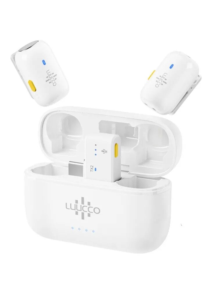 LUUCCO MiniPods-K2 (USB-C/White) Микрофон петличный